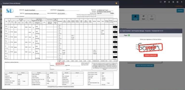 Tell Me More About… CrewStart™ Timesheets and Time Reports – Sargent-Disc